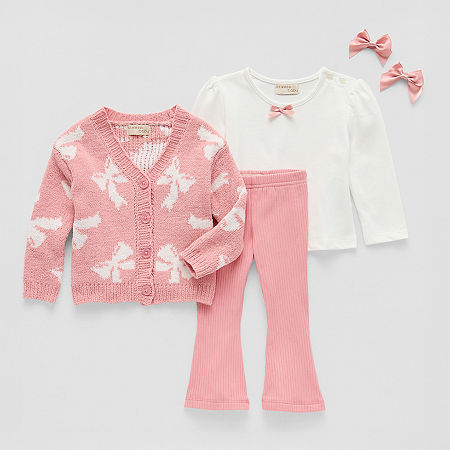 Click here for Btween Toddler Girls 3-pc. Legging Set  5t  Pink prices