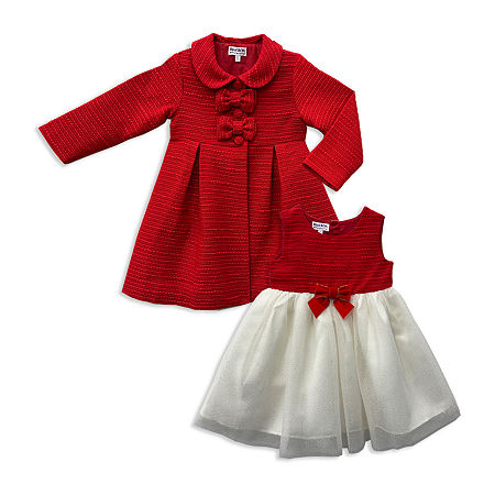 Click here for Blueberi Boulevard Toddler Girls Dress Set  4t  Re... prices