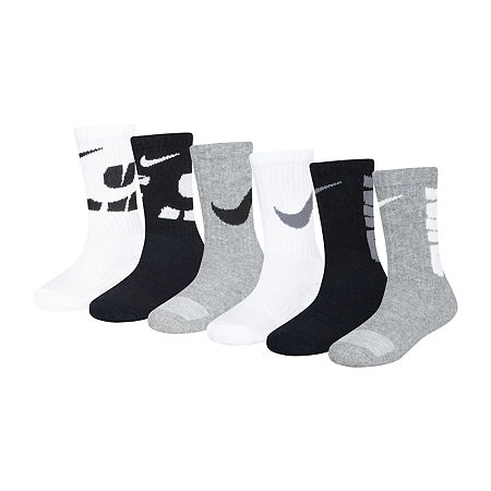 Click here for Nike Little & Big Kid Boys 6 Pair Crew Socks  X-sm... prices