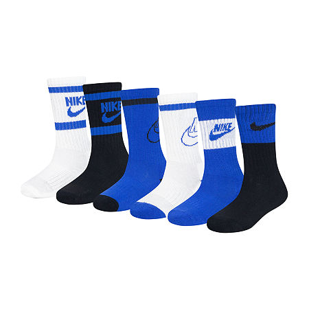 Click here for Nike Little & Big Kid Boys 6 Pair Crew Socks  X-sm... prices