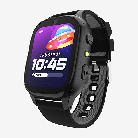 Click here for Playzoom 4 Kids Black Leather Silicone Strap Smart... prices