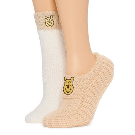 Click here for Womens Multi-Pack 2 Pair Winnie The Pooh Slipper S... prices