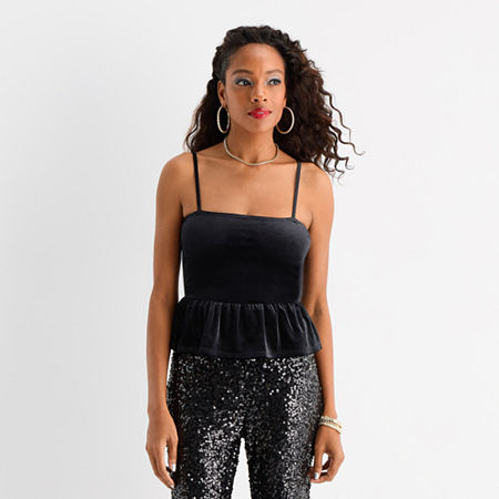 Click here for Self Esteem Womens Sleeveless Peplum Top  X-small... prices