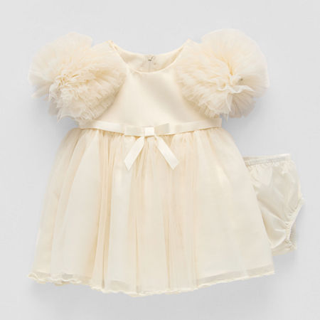 Click here for Bonnie Jean Baby Girls Short Sleeve Ruffled Sleeve... prices
