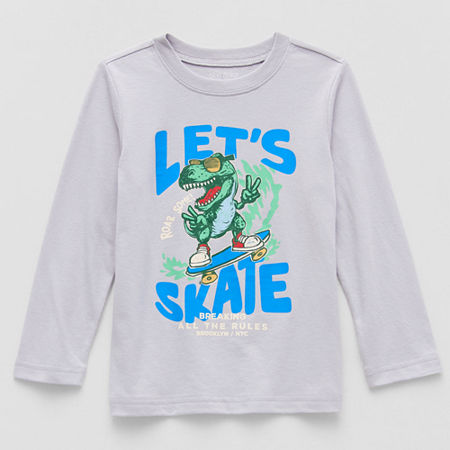 Click here for Okie Dokie Toddler & Little Boys Crew Neck Long Sl... prices
