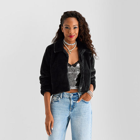 Click here for Jingle Ball Womens Lightweight Cropped Coat  Mediu... prices