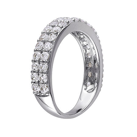 Click here for Lab-Created White Sapphire Sterling Silver Ring  6... prices