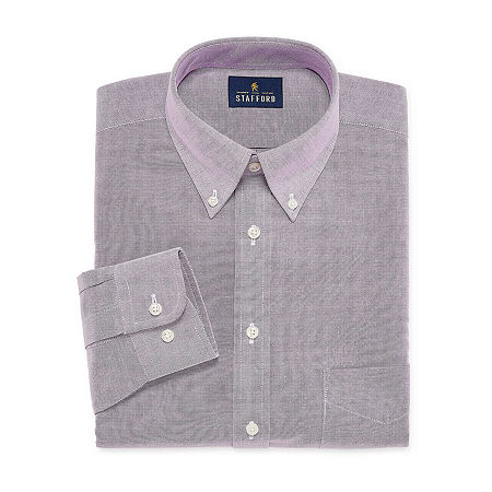 Click here for Stafford Mens Wrinkle Free Oxford Button Down Coll... prices