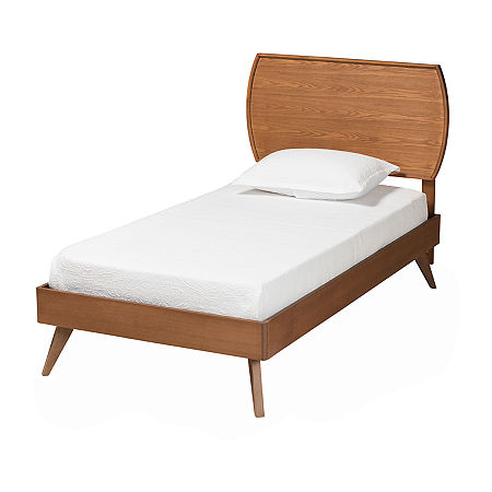 Click here for Aimi Wooden Platform Bed  One Size  Brown prices