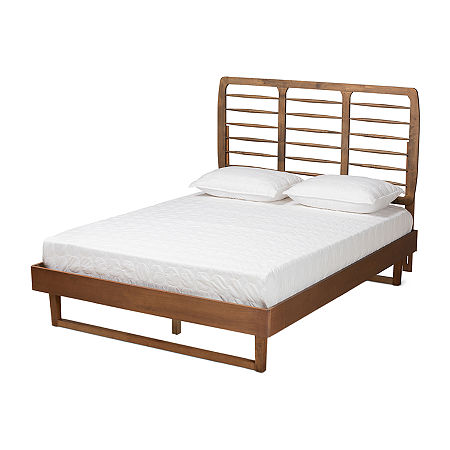 Click here for Lucie Wooden Platform Bed  One Size  Brown prices