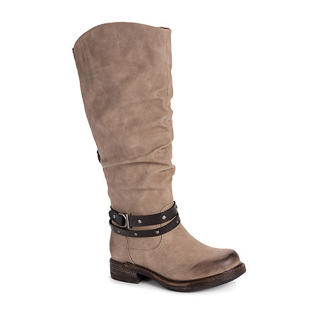 Click here for Muk Luks Womens Logger Victoria Stacked Heel Winte... prices