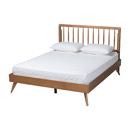 Click here for Toru Wooden Platform Bed  One Size  Brown prices