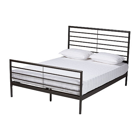 Click here for Alva Metal Headboard and Footboard Platform Bed  O... prices
