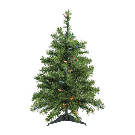 Click here for Northlight Pine With Multicolor Lights 2 Foot Pre-... prices