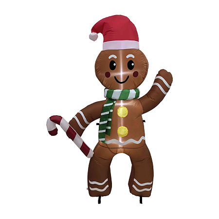 Click here for Northlight Gingerbread Man Christmas Inflatable  O... prices