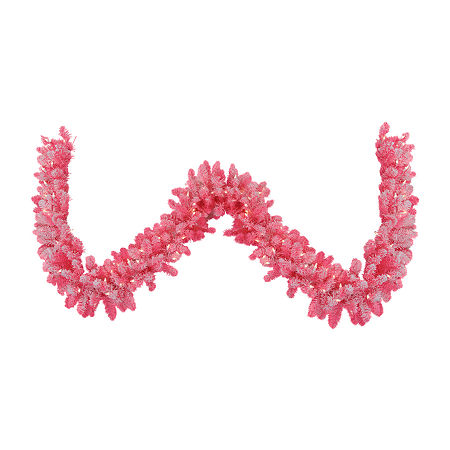 Click here for Northlight Flocked Pink With Clear Lights Pre-Lit... prices