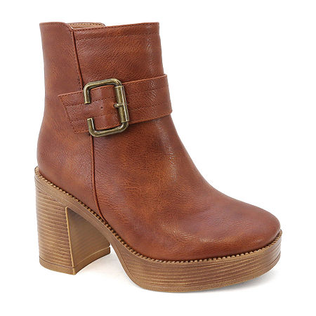 Click here for Yoki Womens Yale-07 Stacked Heel Booties  10 Mediu... prices