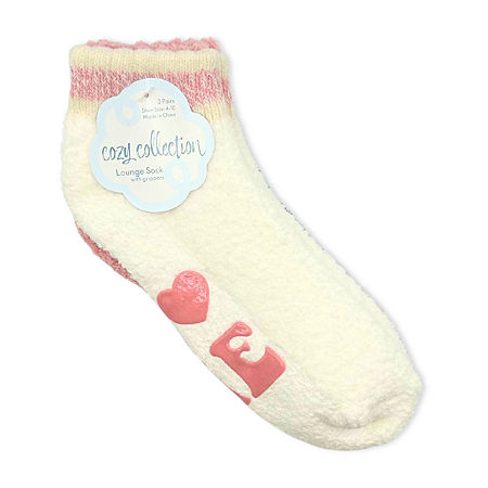 Click here for Cozy Low Cut Womens Multi-Pack 3 Pair Slipper Sock... prices