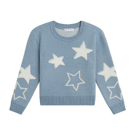 Click here for by&by girl Big Kid Girls Round Neck Long Sleeve Pu... prices