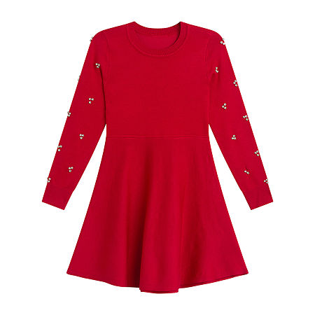 Click here for by&by girl Big Kid Girls Long Sleeve Sweater Dress... prices