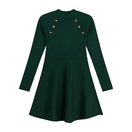 Click here for by&by girl Big Kid Girls Long Sleeve Sweater Dress... prices