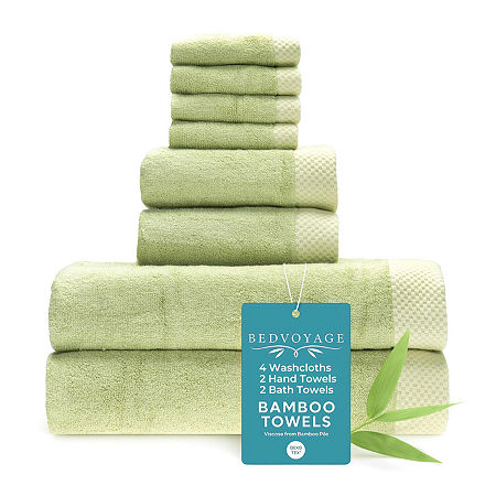 Click here for BedVoyage Resort 8-pc. Rayon from Bamboo Bath Towe... prices