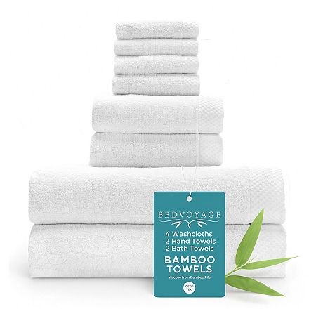 Click here for BedVoyage Resort 8-pc. Rayon from Bamboo Bath Towe... prices