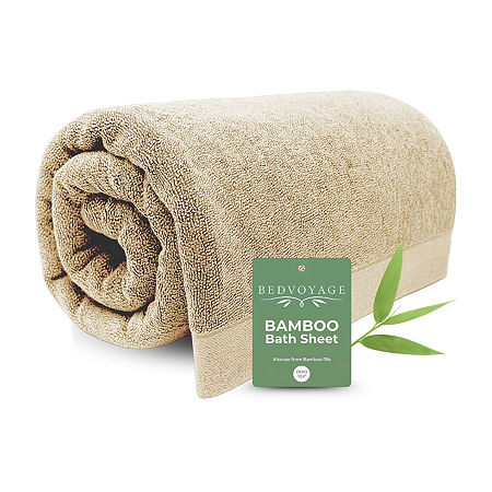 Click here for Bedvoyage Cotton & Bamboo Bath Sheet  One Size  Be... prices