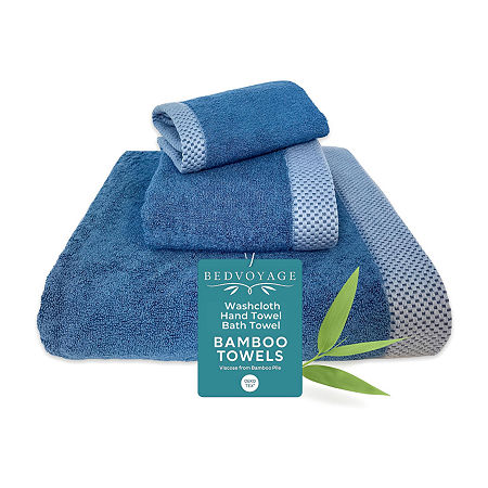 Click here for Bedvoyage 3-pc. Solid Bath Towel Set  One Size  Bl... prices