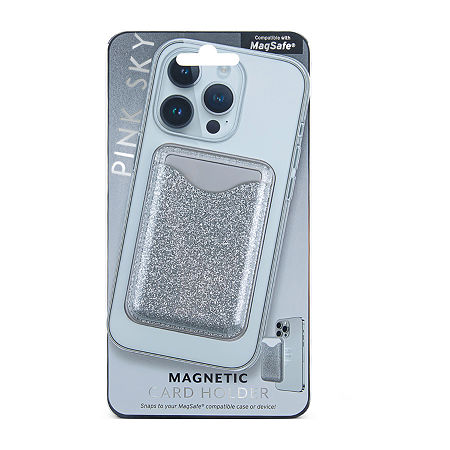 Click here for Pink Sky Glitter Magsafe Phone Wallet  One Size  S... prices