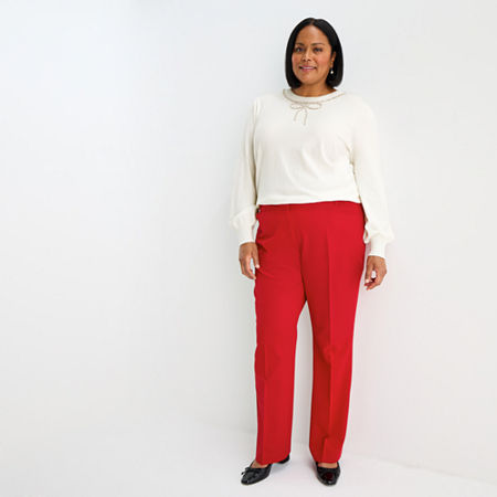 Click here for Liz Claiborne Audra Tailored Womens Plus Stretch F... prices