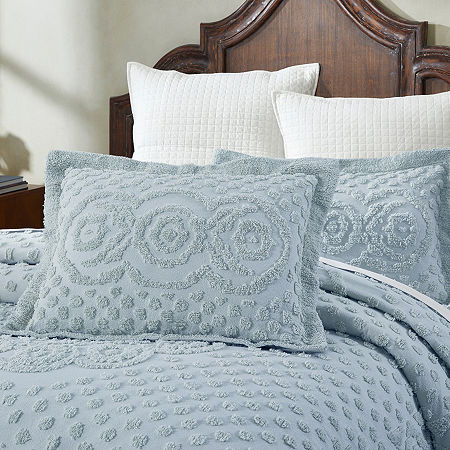 Click here for Better Trends Heirloom Pillow Sham  One Size  Blue prices