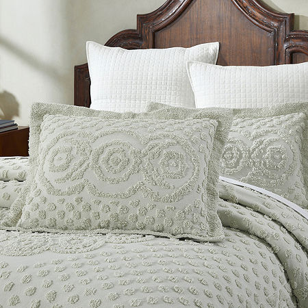 Click here for Better Trends Heirloom Pillow Sham  One Size  Gree... prices