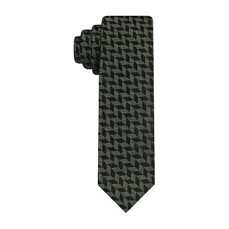 Click here for J. Ferrar Geometric Tie  One Size  Green prices