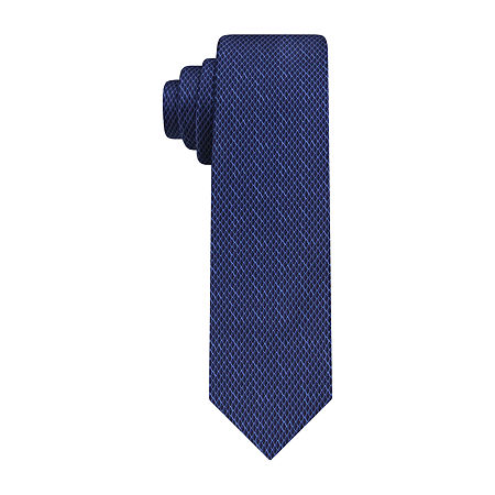 Click here for J. Ferrar Geometric Tie  One Size  Blue prices