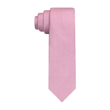 Click here for J. Ferrar Geometric Tie  One Size  Pink prices