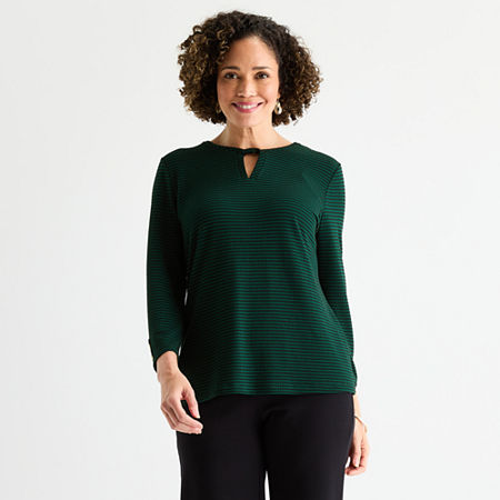 Click here for Liz Claiborne Womens Petite Round Neck 3/4 Sleeve... prices