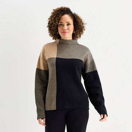 Click here for Liz Claiborne Plus Womens Crew Neck Long Sleeve Pu... prices