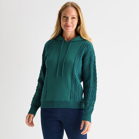 Click here for Liz Claiborne Womens Hooded Long Sleeve Pullover S... prices