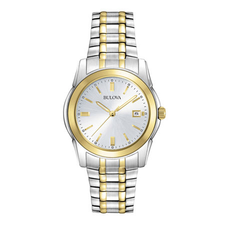 Click here for Bulova Mens Chronograph Two Tone Stainless Steel B... prices