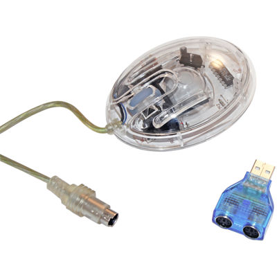 Natico Computer Mouse, Color: Translucent