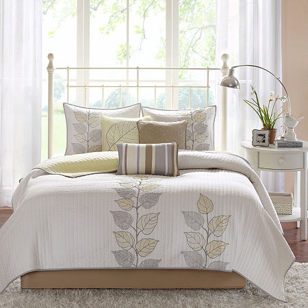 Click here for Madison Park Caelie Quilted 6-Pc. Quilt Set  King... prices