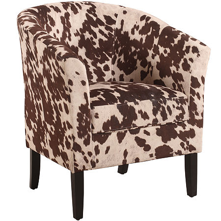 Click here for Cowprint Upholstered Club Chair  One Size  Multipl... prices