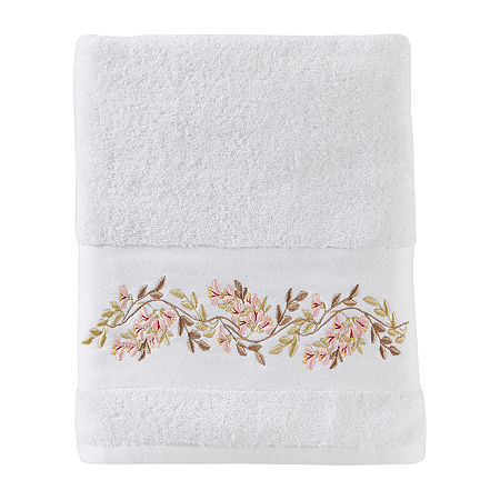 Click here for Saturday Knight Misty Floral Embroidered Bath Towe... prices