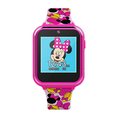 Click here for Disney Minnie Mouse Girls Pink Smart Watch Mn4116j... prices