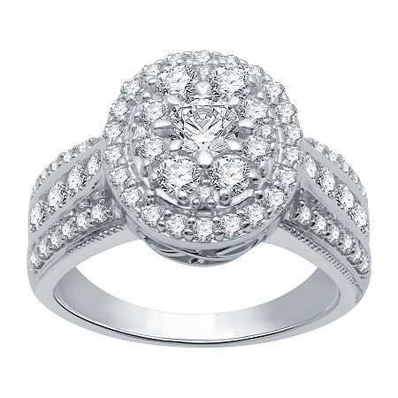 Click here for (H-I / I1) Womens 1 1/2 CT. T.W. Lab Grown White D... prices