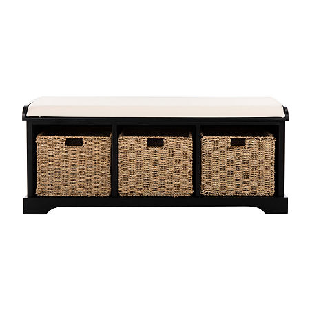 Click here for Lonan Storage Bench  One Size  Black prices