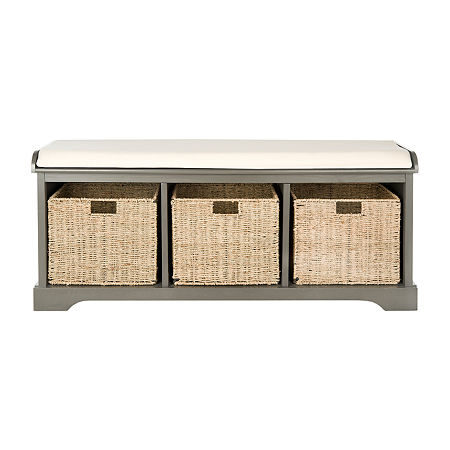 Click here for Lonan Storage Bench  One Size  Gray prices