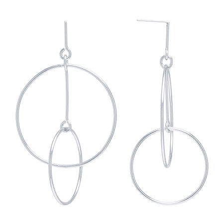 Click here for Silver Reflections Pure Silver Over Brass Drop Ear... prices