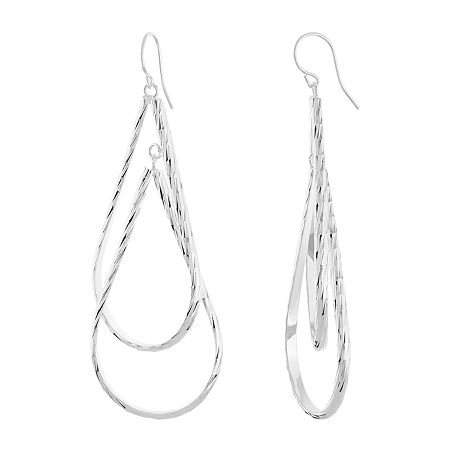 Click here for Silver Reflections Pure Silver Over Brass Drop Ear... prices